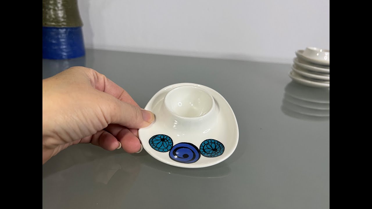 Figgjo Flint Saturn egg cup - YouTube