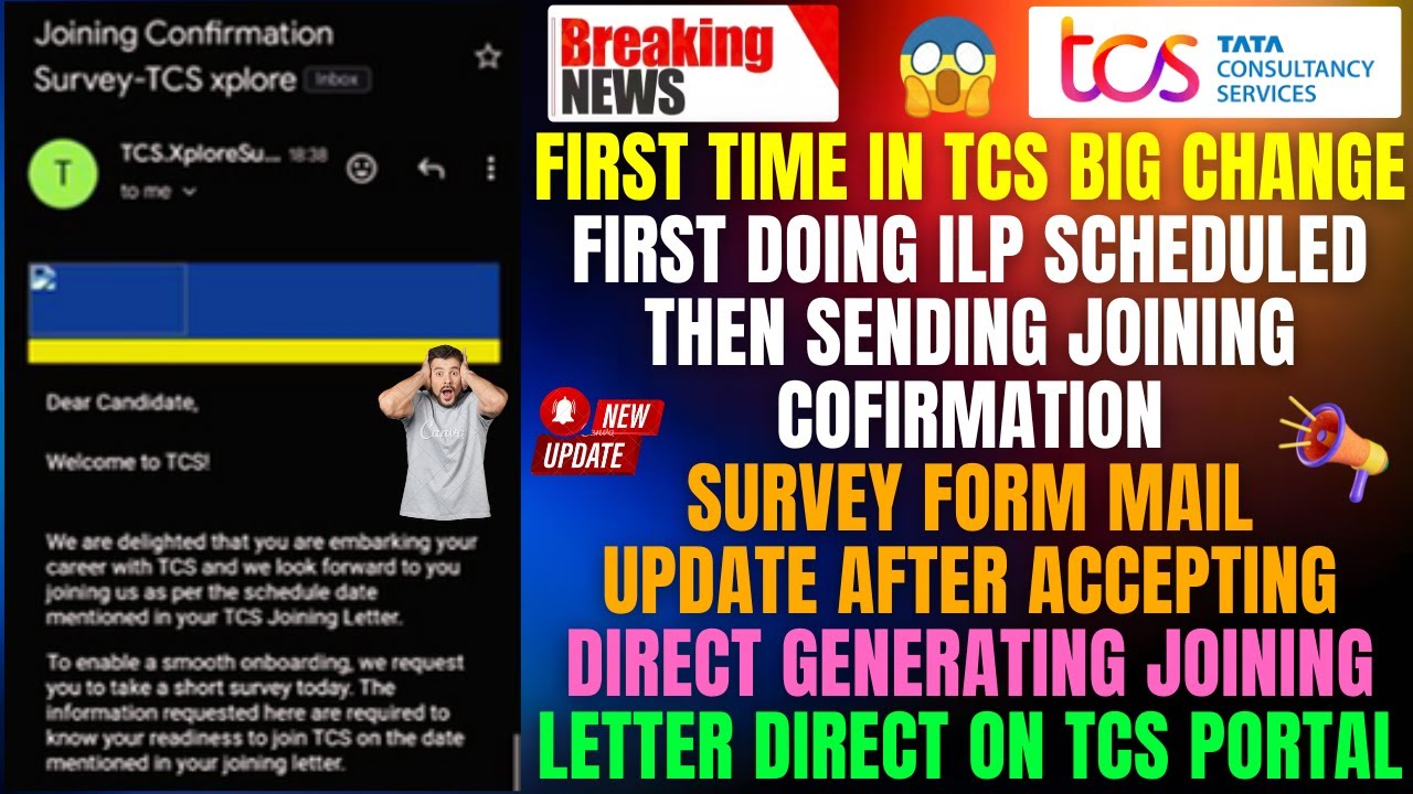🔥TCS Big Change in Joining Process 1st ILP Scheduled | 2nd Joining ...