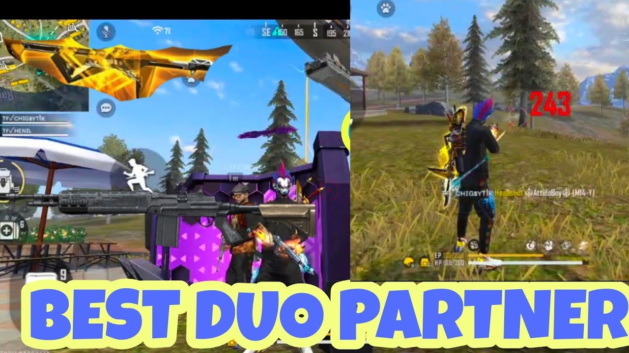 BEST DUO RANK GAMEPLAY WITH FUN | FREE FIRE GAMEPLAY | CHIGS OFFICIALS ...