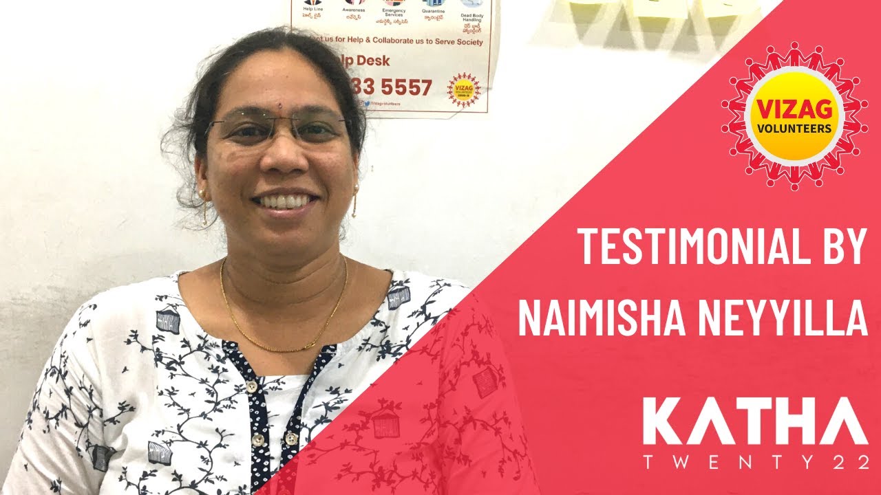 Listen to Naimisha and her experience with Vizag Volunteers! - YouTube