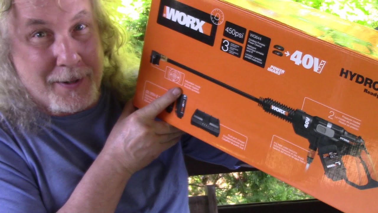 The WORX 40V Max Hydroshot Unbox and Review - YouTube