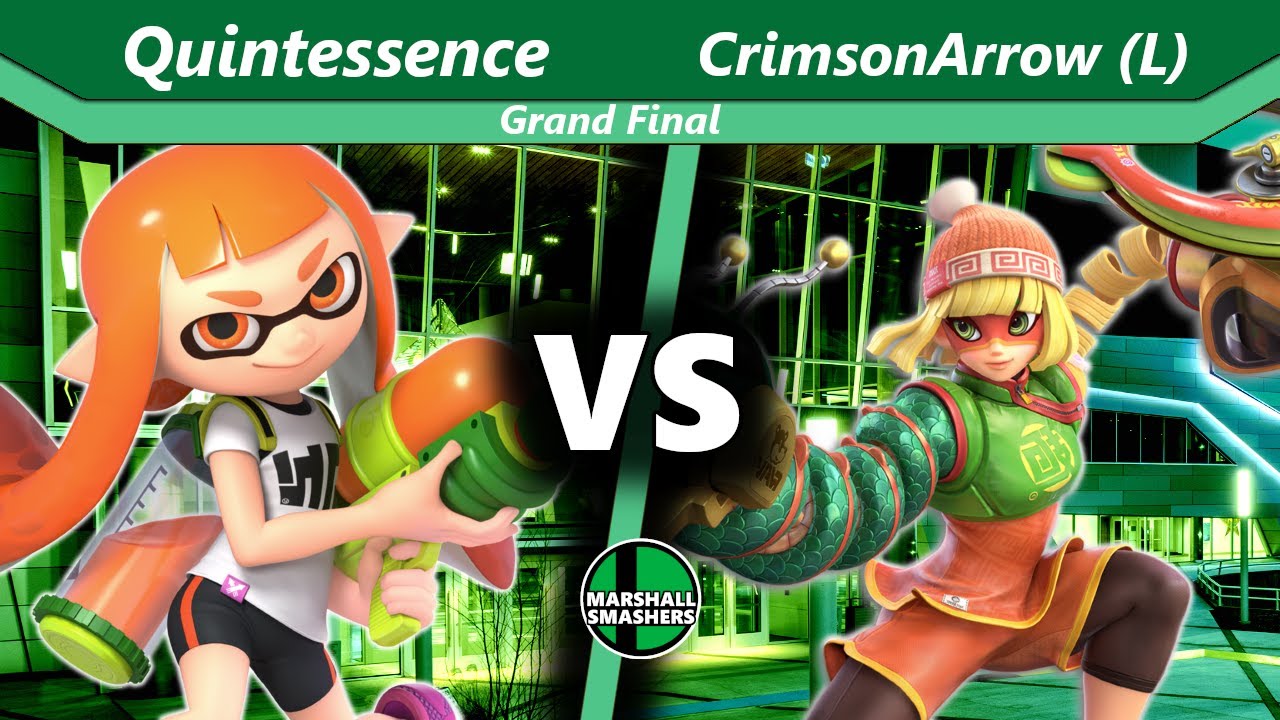 Marshall Smashers @ Dualcon - Quintessence (Inkling) VS CrimsonArrow ...