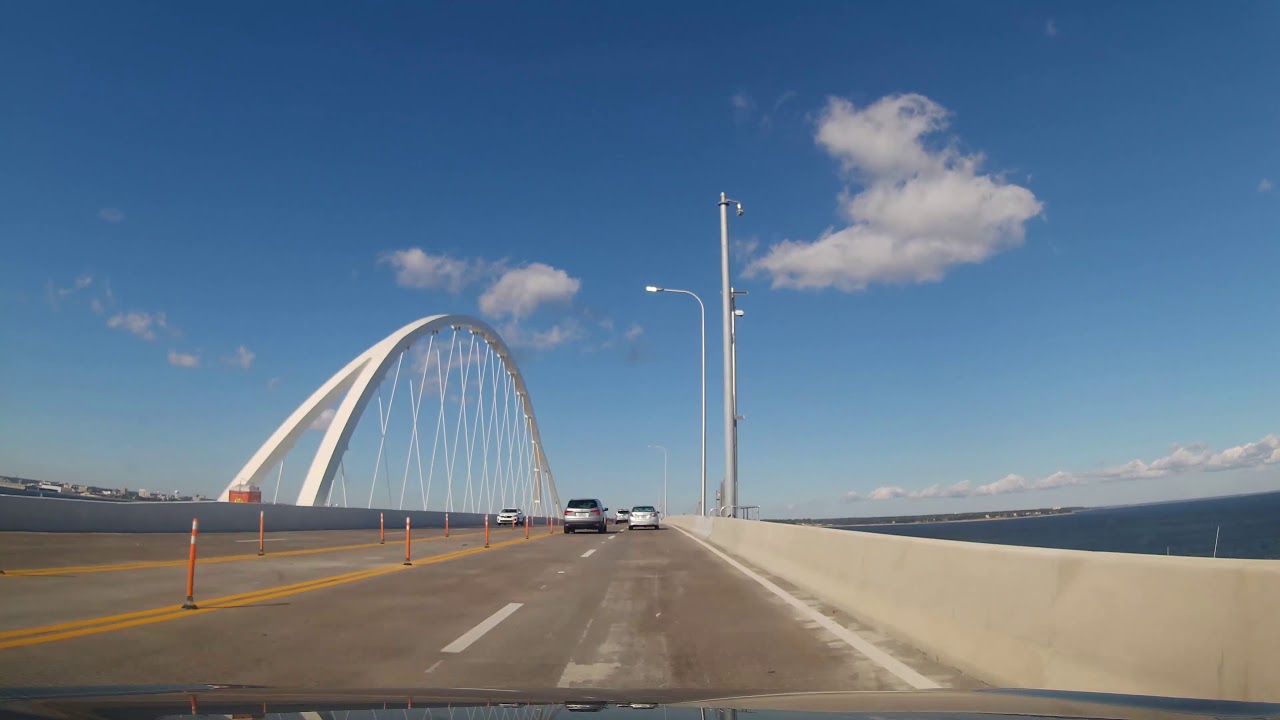 Driving across The Pensacola Bay Bridge - Pensacola, Florida - YouTube