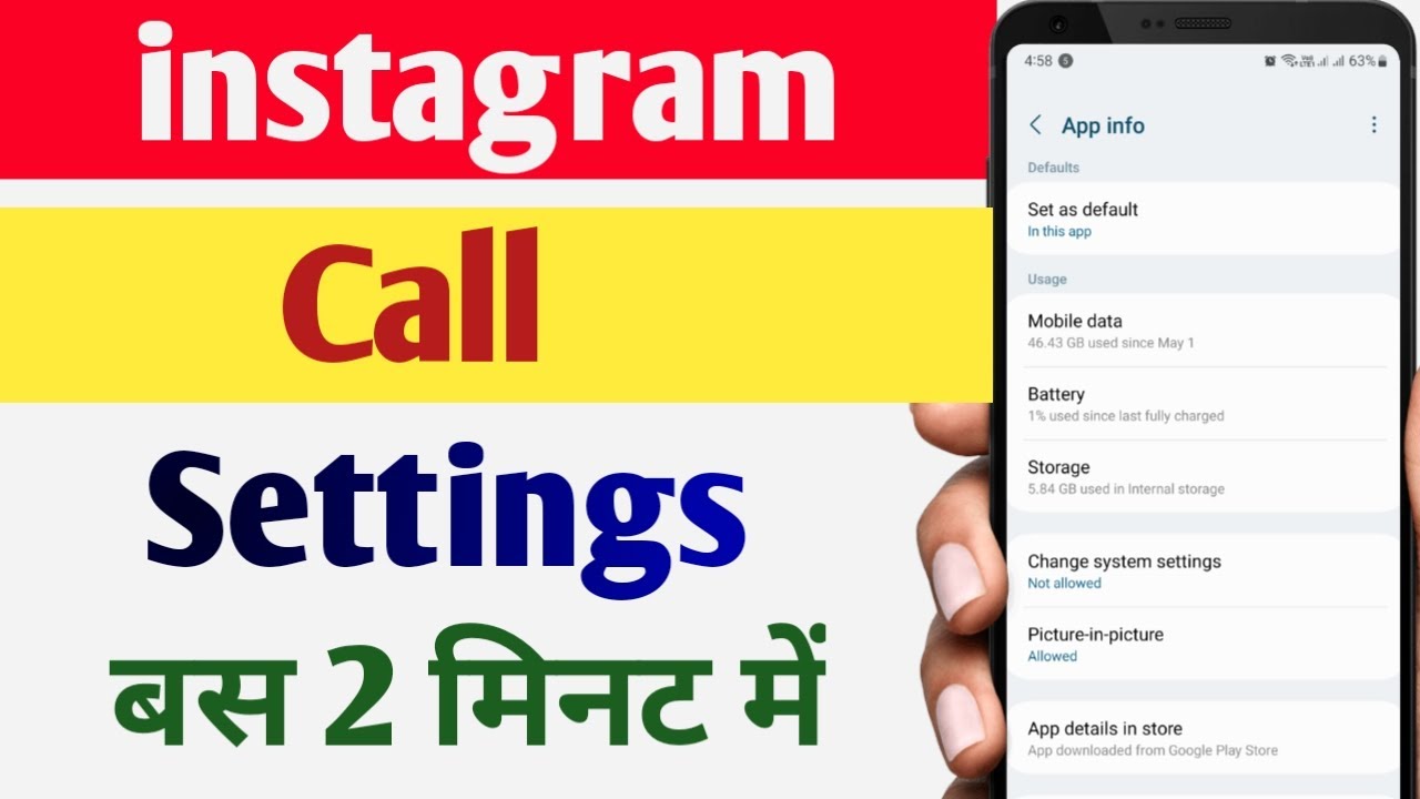 instagram call setting - YouTube