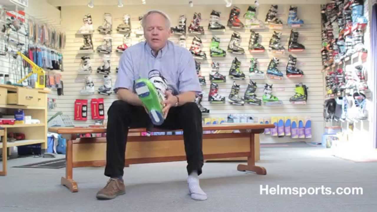 How to Put on a Ski Boot Easier - YouTube