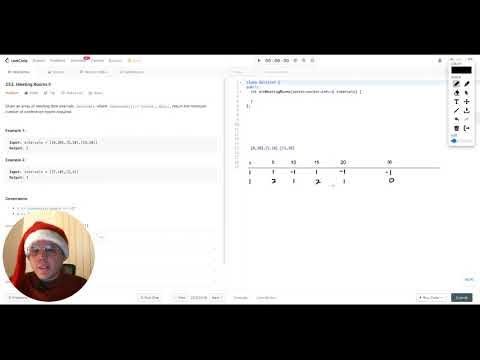 Intro to Line Sweep Algorithm | Meeting Rooms 2 - LeetCode - YouTube