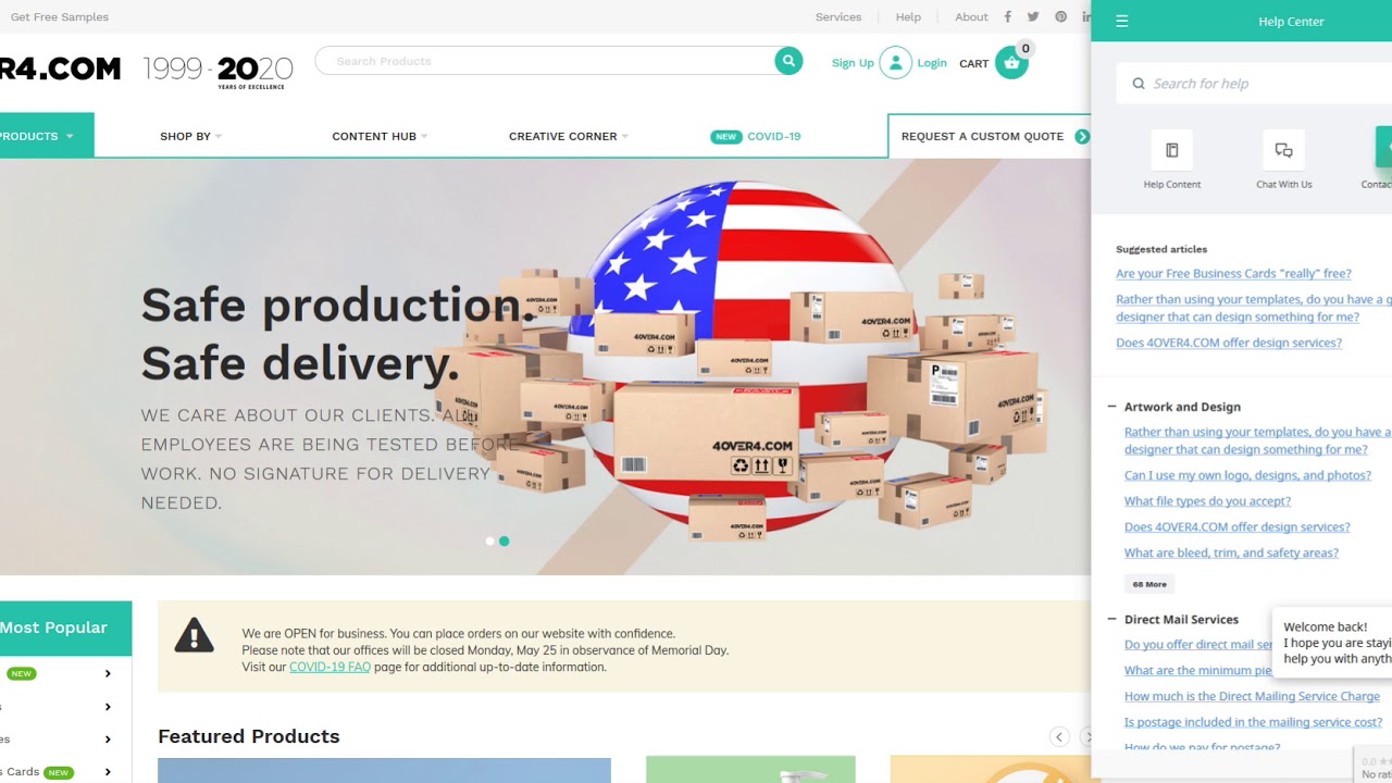 How to create a Ticket on 4OVER4.COM - YouTube