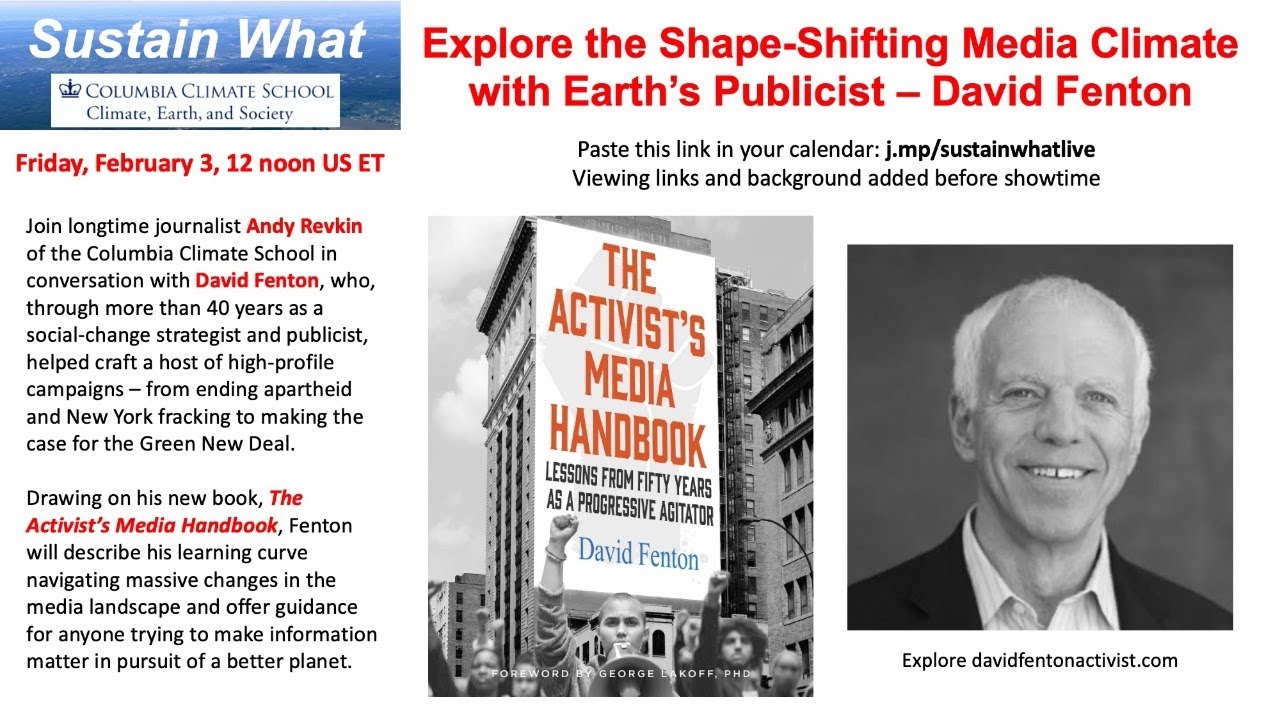 Explore the Shape-Shifting Media Climate with Earth’s Publicist, David ...