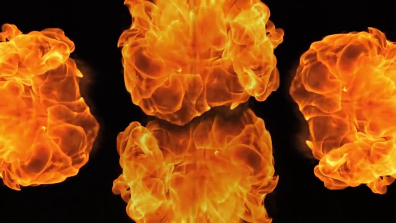 Fire effects background - YouTube