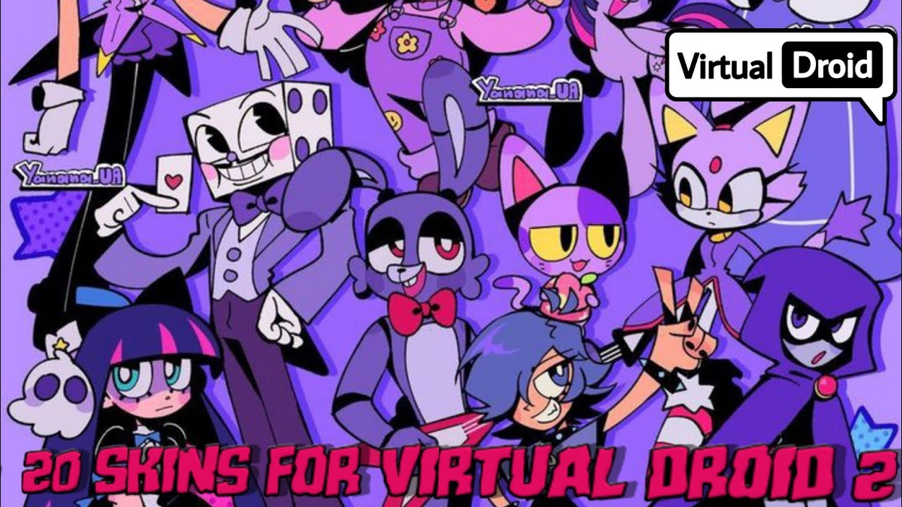 20 Skins For Virtual Droid 2 - YouTube