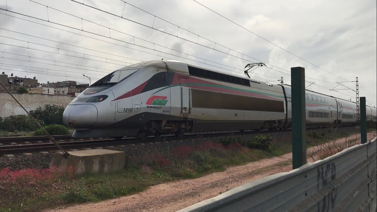 ONCF TGV Al Boraq 1210 sortant de Casa Voyageurs (1080p 60 FPS) - YouTube