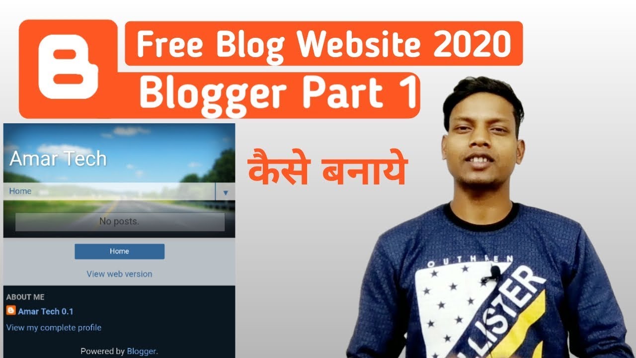How To Create Free Blog Hindi | how to write post in blogger | Step By ...