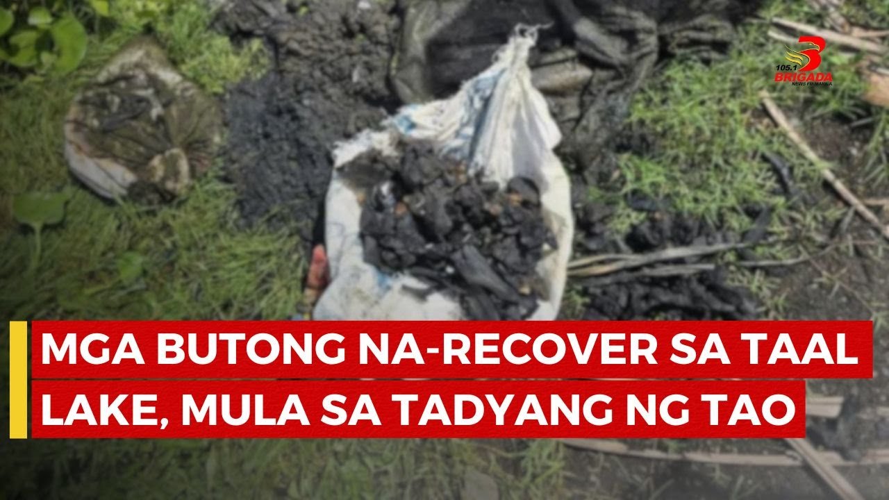Mga butong nakuha sa Taal Lake, mula sa tadyang ng tao - YouTube
