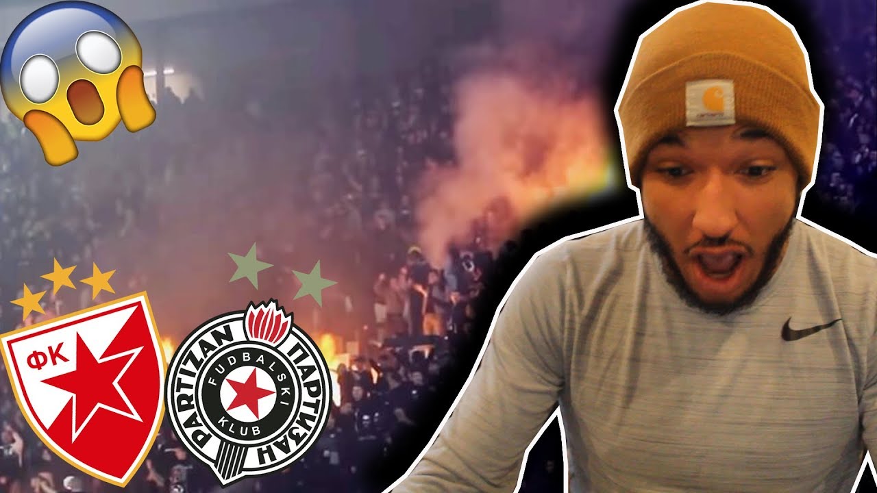INSANE BELGRADE DERBY! ULTRAS RED STAR VS ULTRAS PARTIZAN || REACTION ...
