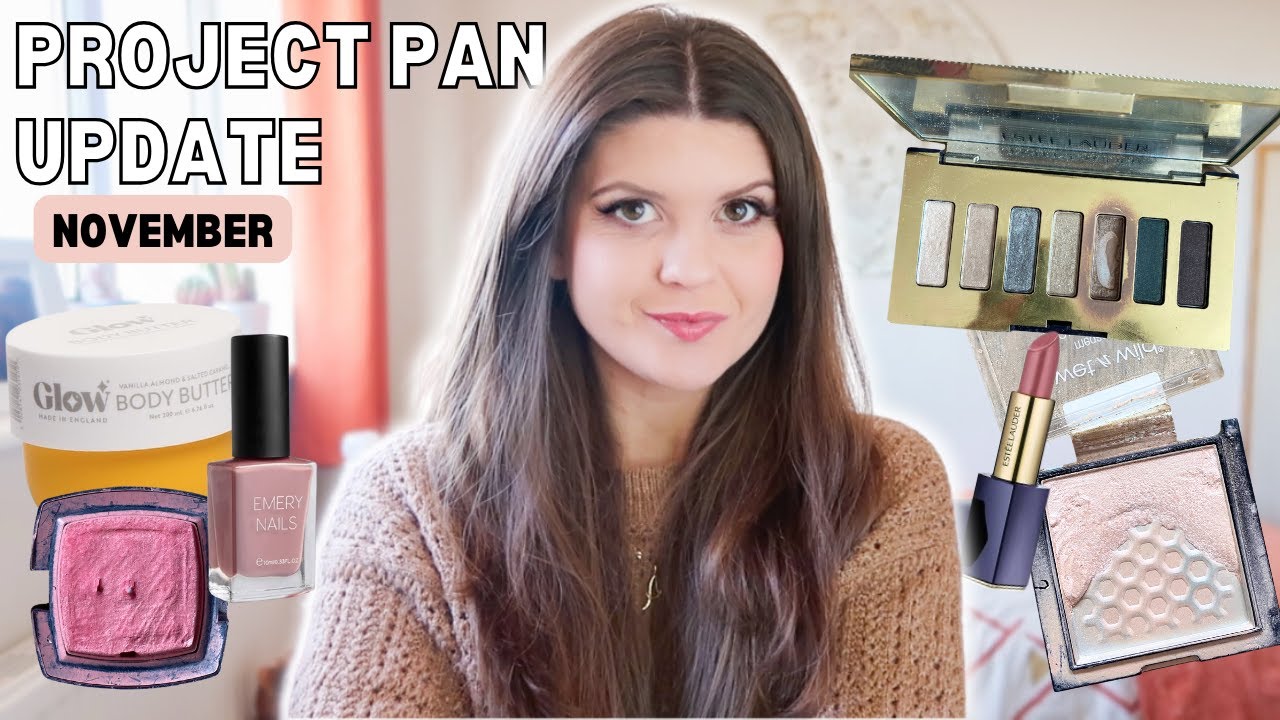November Project Pan Update | big makeup use up challenge 2025 - YouTube