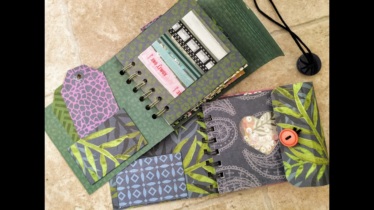 Easy DIY Mini Album Full Tutorial Including How To Do Coil Binding easy-diy-mini-album-full-tutorial-including-how-to-do-coil-binding