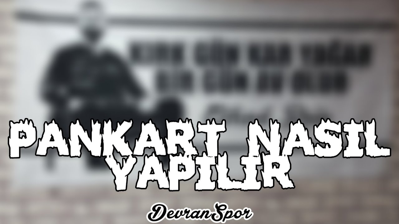 Pankart Nasıl Yapılır? Kişiye Özel Pankart (Cihad Reis) - YouTube