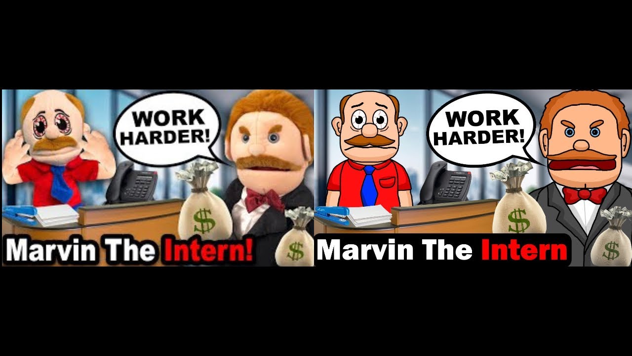 SML Movie: Marvin The Intern! [Original & Animation Side By Side] - YouTube