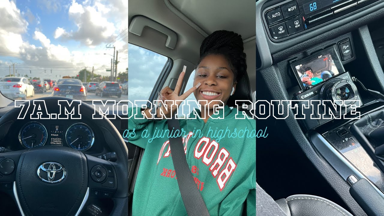 7 A.M WINTER MORNING ROUTINE REALISTIC|| eating breakfast, driving to ...