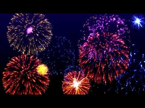Animated fireworks festival motion background - free diwali fireworks motion Design background video