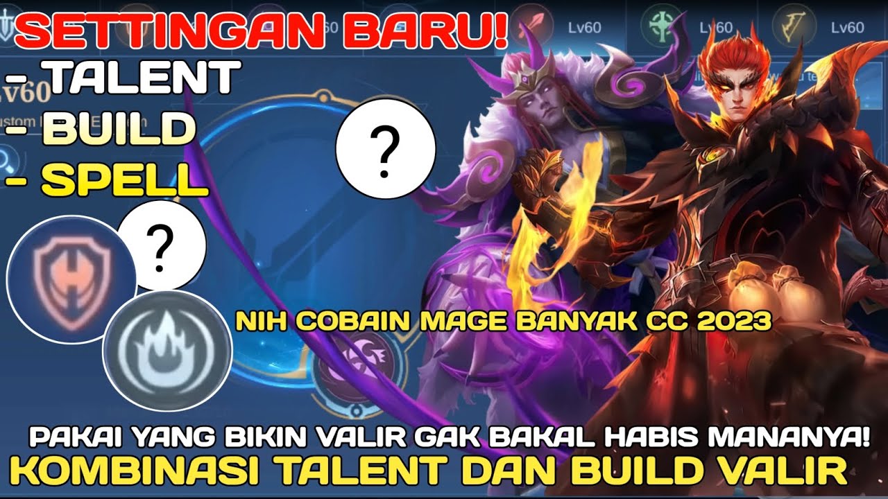 NEW PATCH 1.7.94-CARA PILIH TALENT EMBLEM DAN BUILD VALIR TERSAKIT 2023 ...