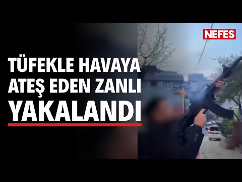Sultanbeyli'de tüfekle havaya ateş eden zanlı yakalandı