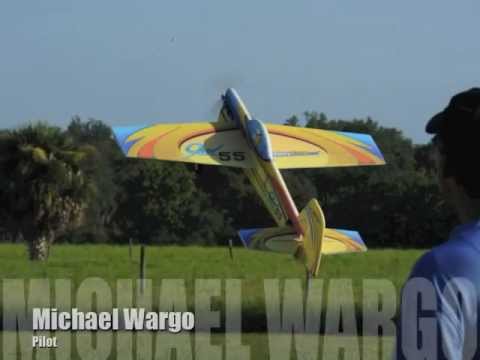 Michael Wargo Flies The HobbyKing Yak 55 EPP 3D - YouTube