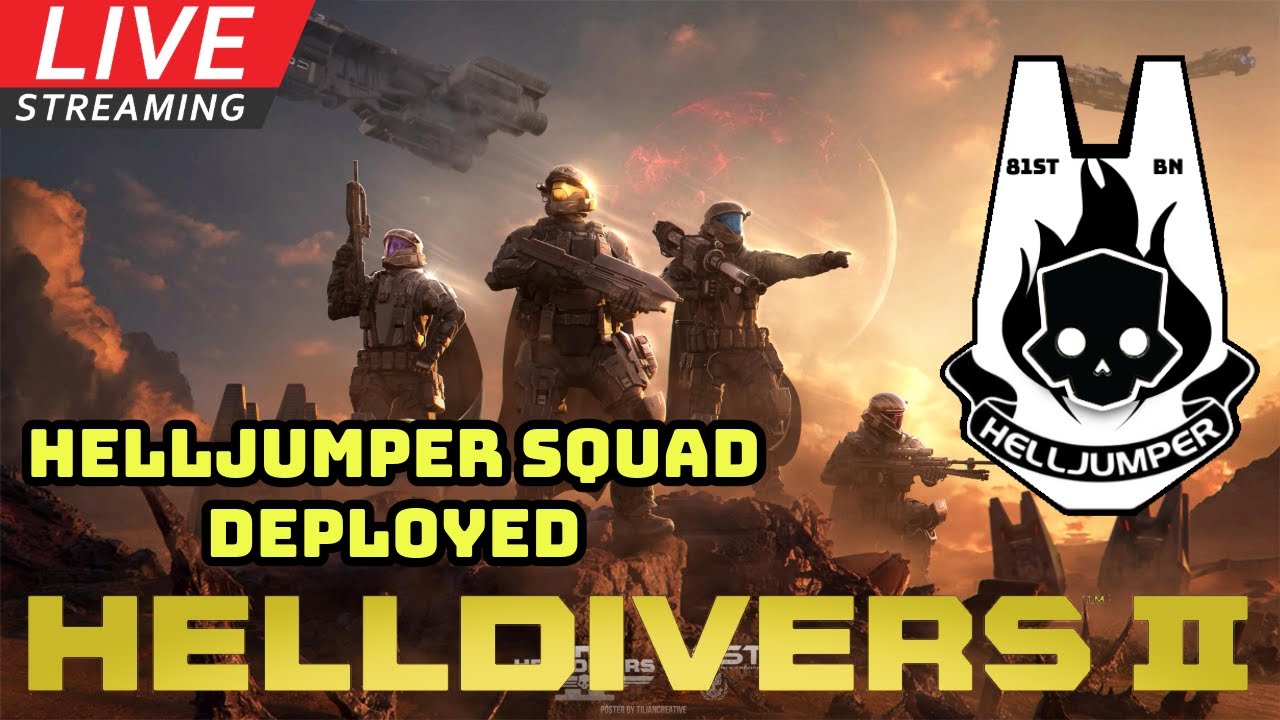 🔴Helljumpers Deployed | Helldivers 2 Live Stream - YouTube