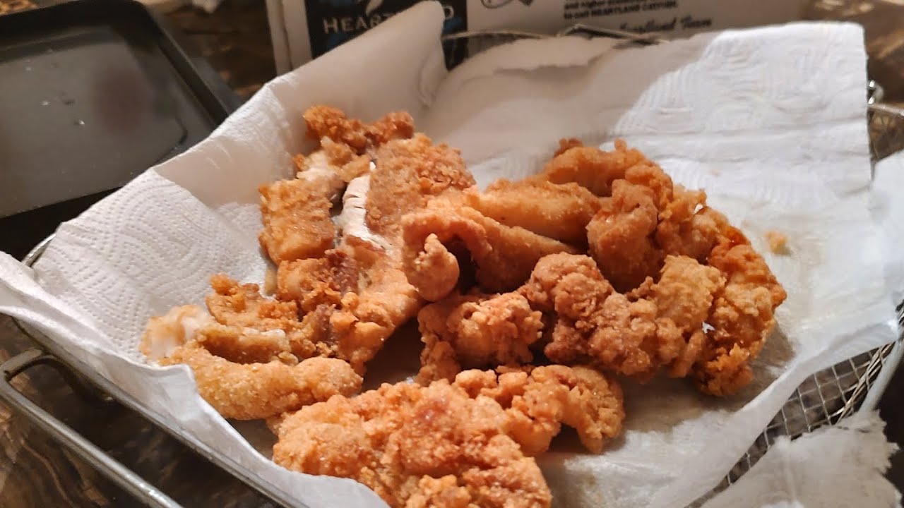 I'm trying fresh farm raised catfish tonight,come join me - YouTube