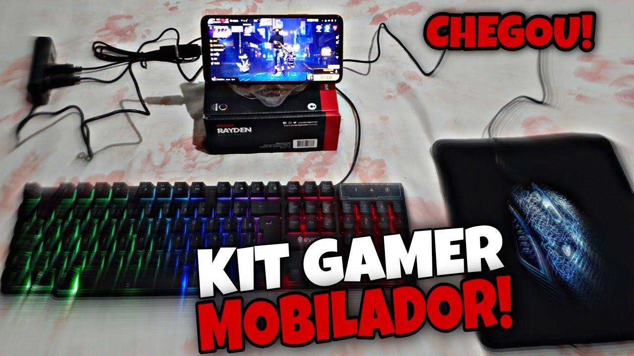 FINALMENTE CHEGOU!!! MEU NOVO KIT GAMER PARA MOBILADOR - COMPREI POR ...
