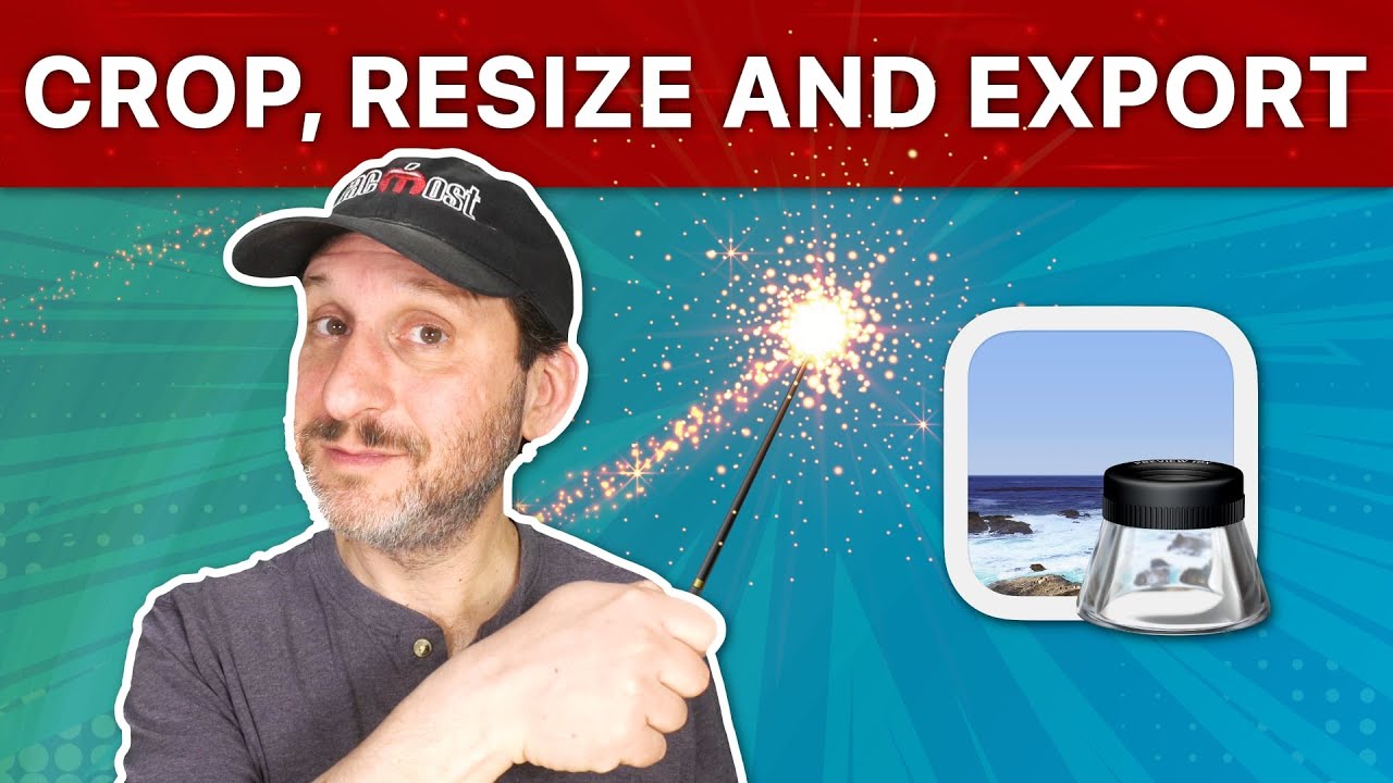 Crop, Resize and Export an Image With Preview - YouTube