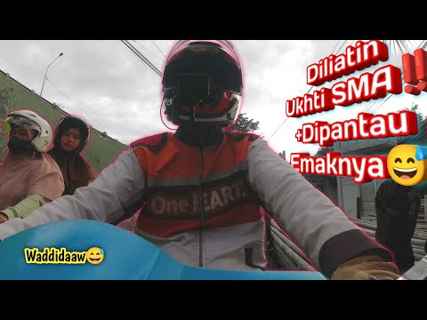 Morning Ride reaction orang di jalan | diliatin Ukhti SMA +emaknya jg‼️😅 | reaksi random warga viral