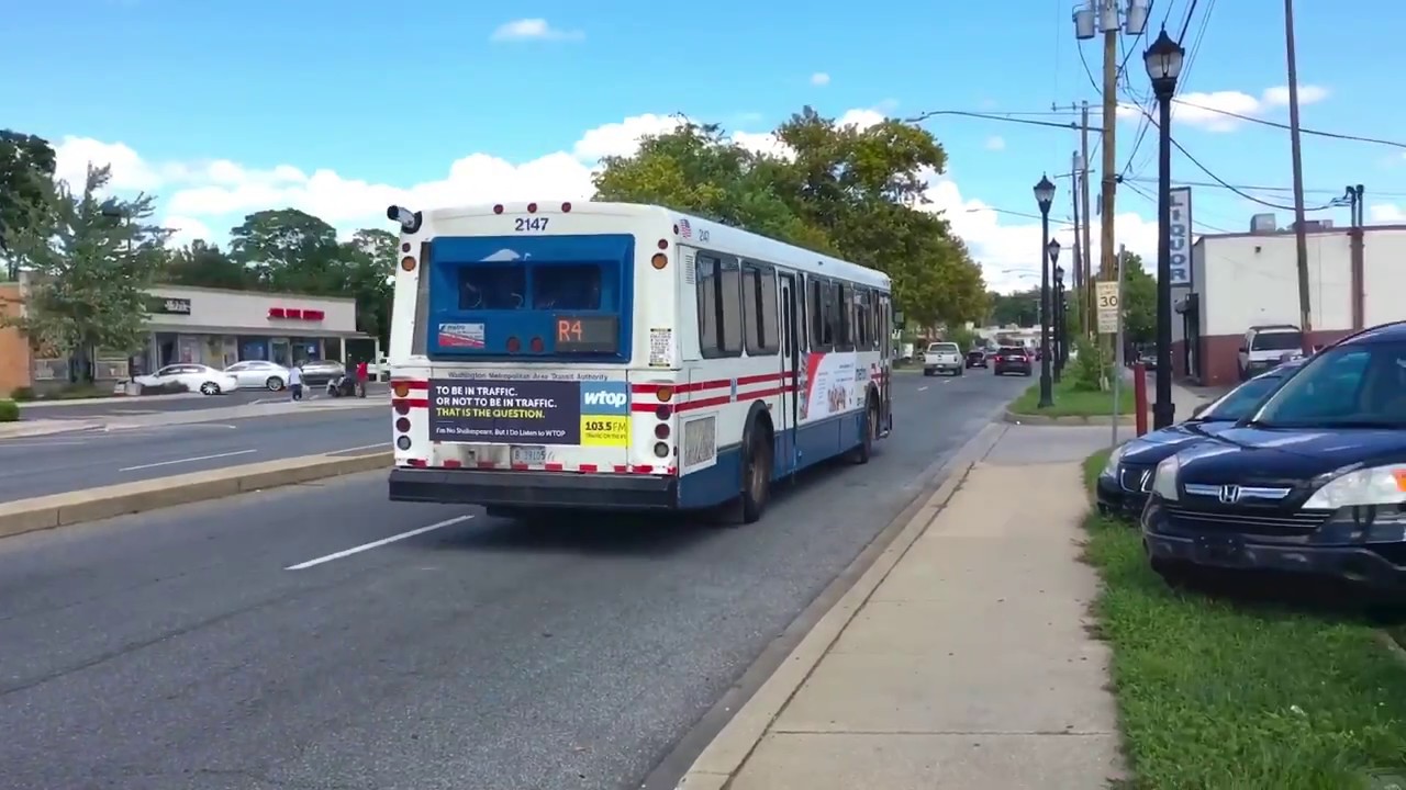 WMATA Metrobus 2000 Orion V #2147 On Route R4 - YouTube