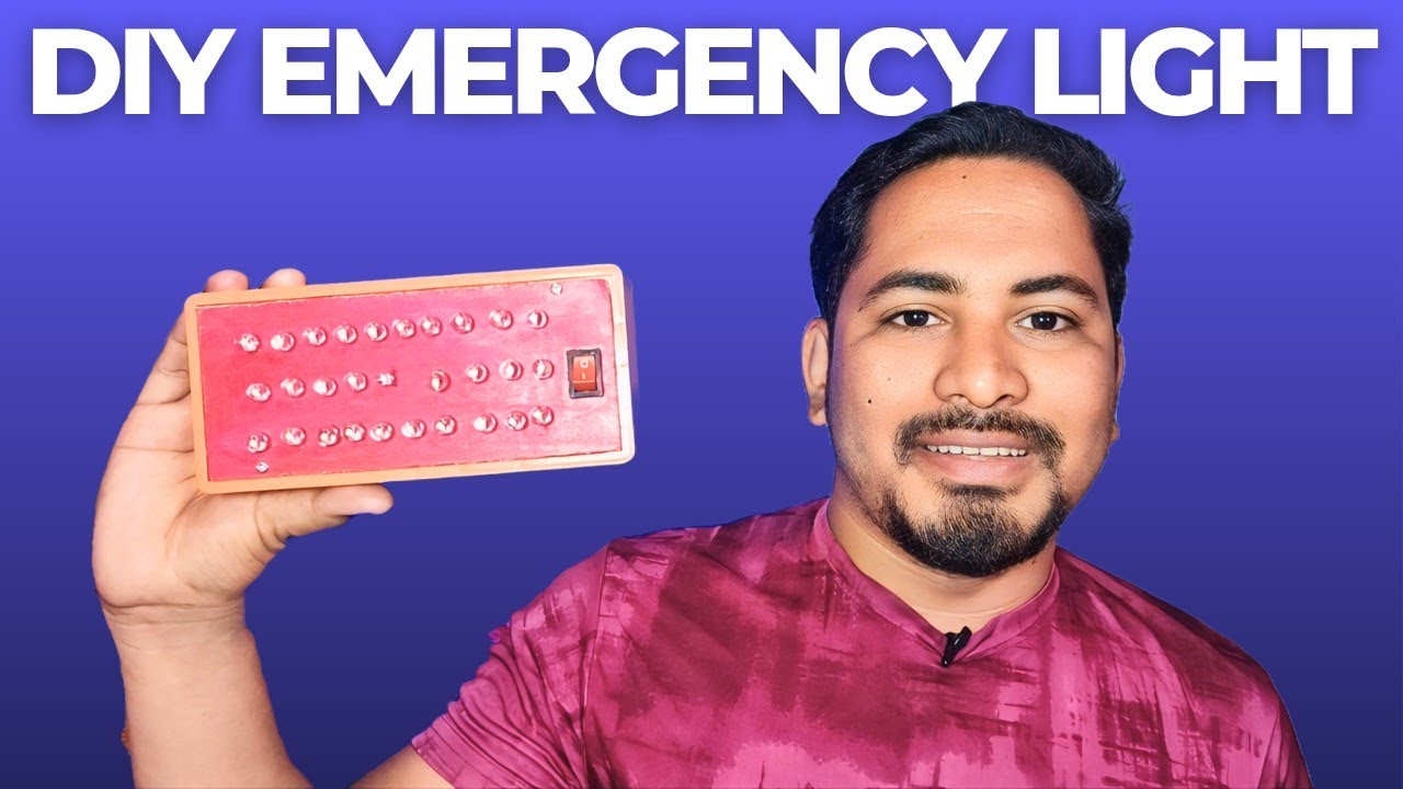 DIY Emergency Light | How to Make a Rechargeable Emergency Light at ...