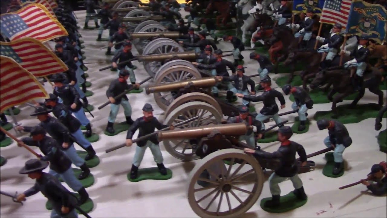 Britains Ltd American Civil War "Swoppets" Toy Soldiers - YouTube