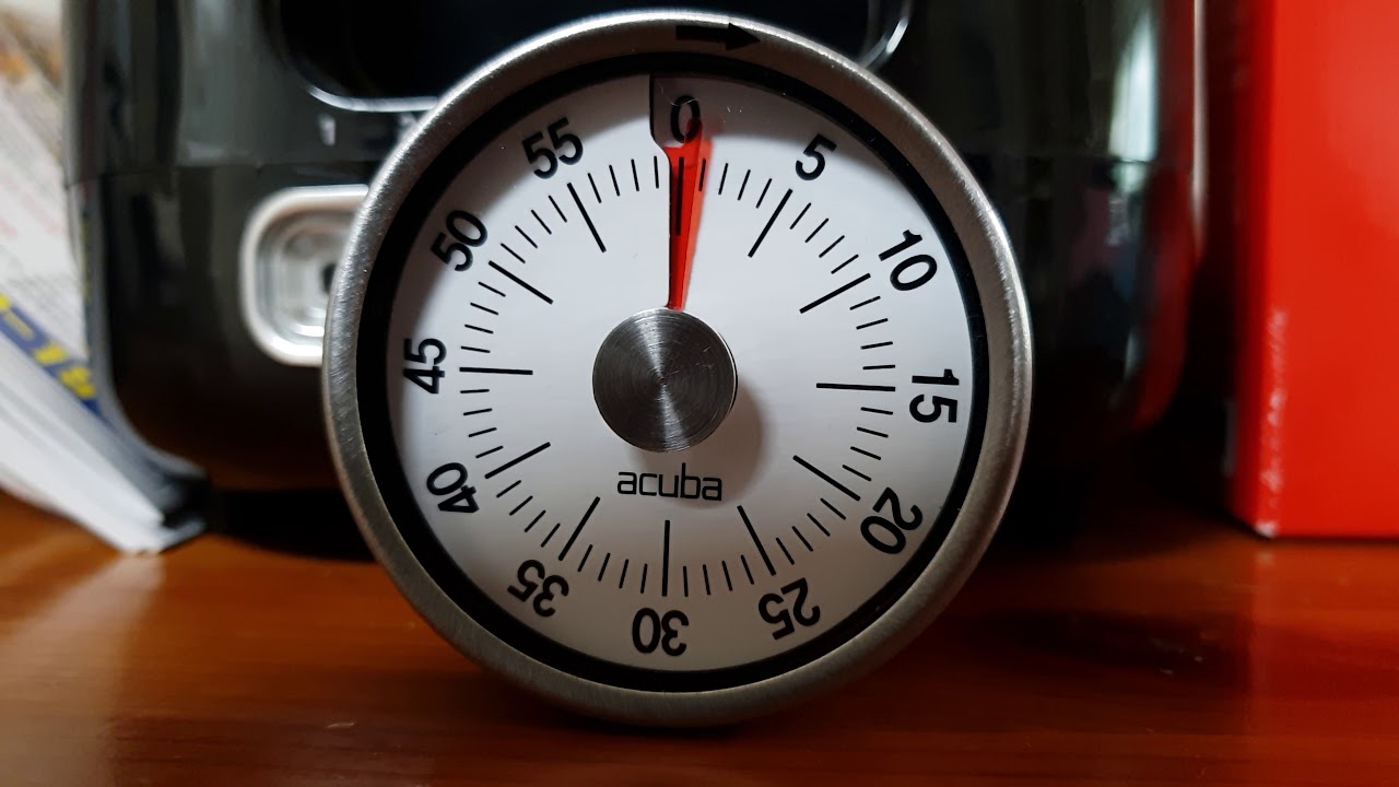 2분 아날로그 쿠킹 타이머 : (approximately) 2 minute ( 1m57s ) analog tic toc ...