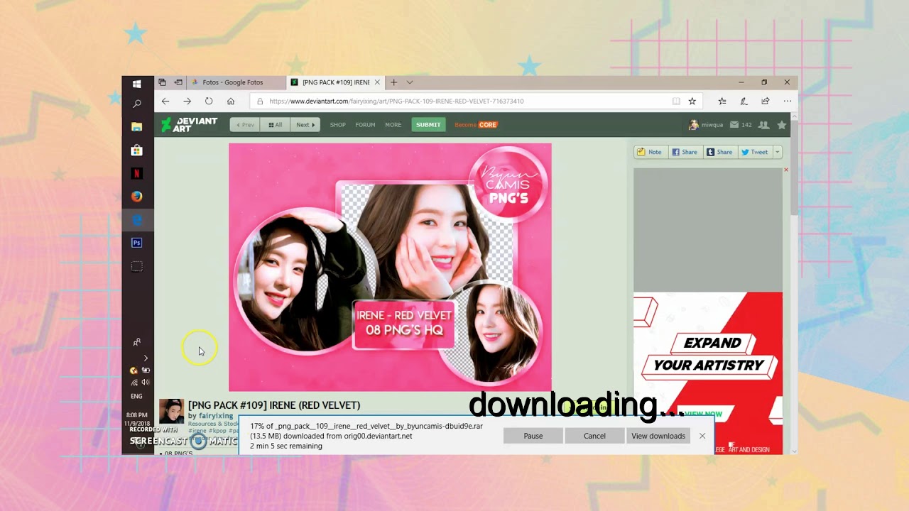How to download packs on Deviantart / Como baixar packs do Deviantart ...
