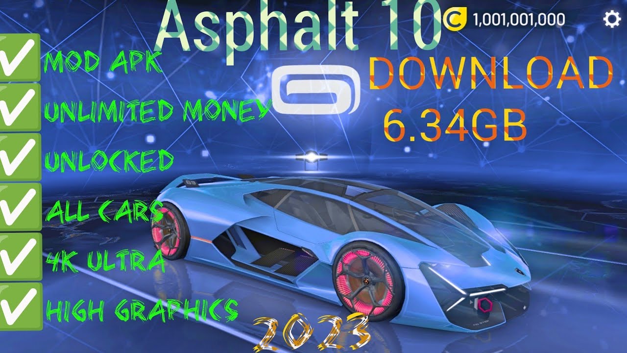 Asphalt 10 Mod apk Unlimited Money_ Race 120 FPS, Gaming - YouTube