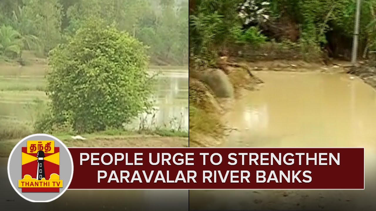 People Urge to Desilt and Strengthen Paravanar River Banks - Thanthi TV ...