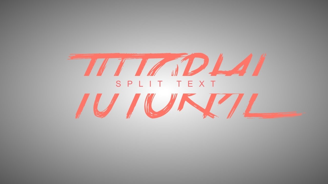 SV tutorial: Split typography Mask tutorial - YouTube