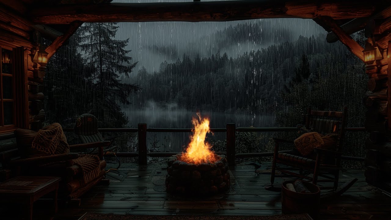 Relax and Sleep Soundly with Heavy Rain and Thunder on Roof - Effective ...