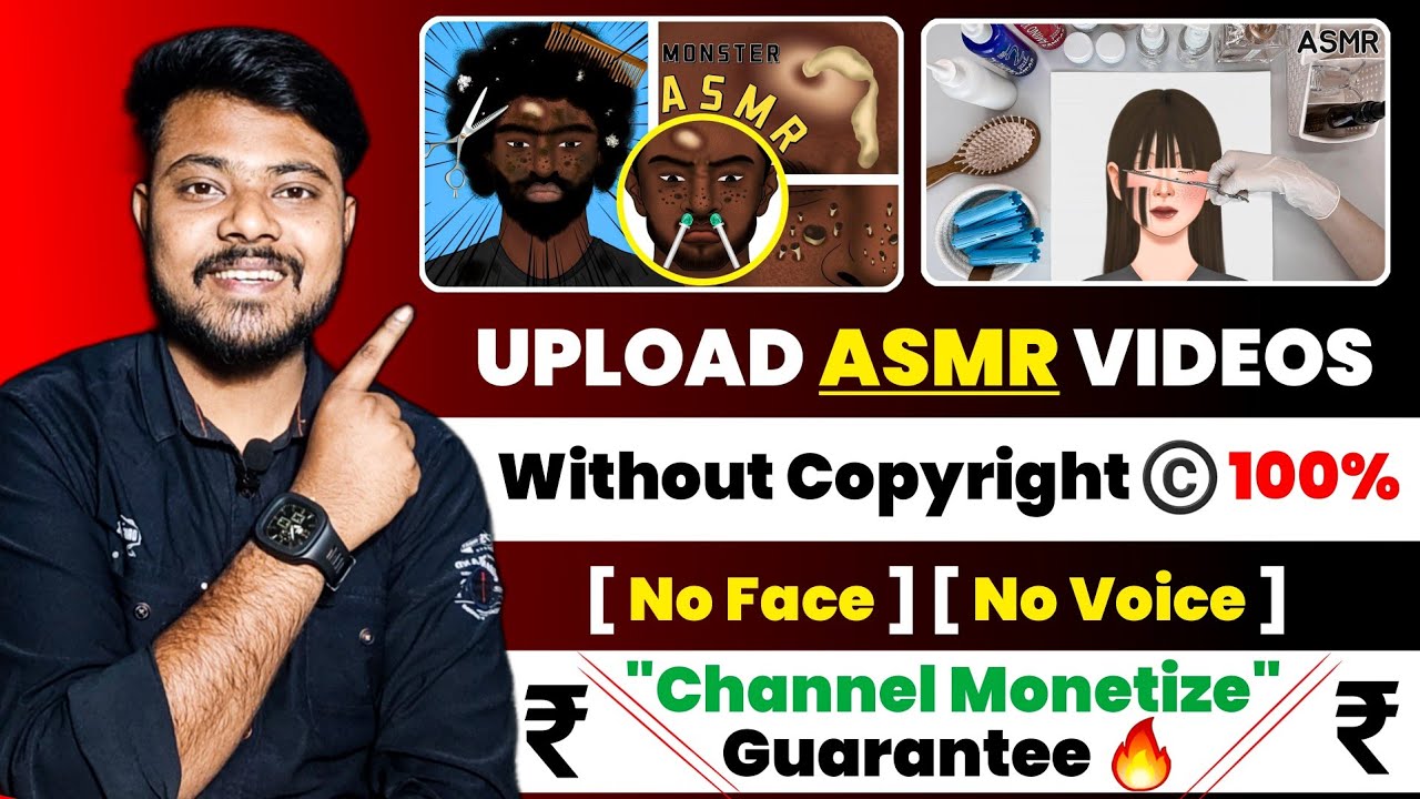 Upload ASMR Videos On Youtube Without Copyright | ️ No Face - No Voice ...