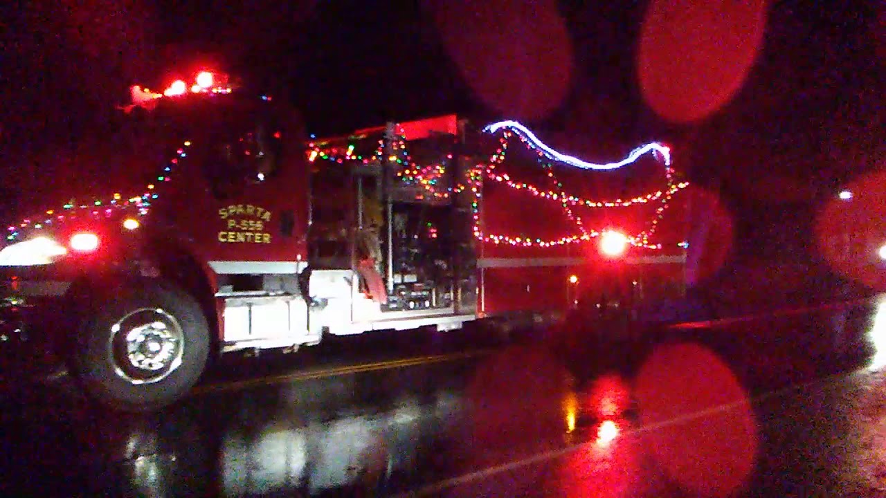 Springwater Fire Dept. New York Christmas Parade 2018 - YouTube