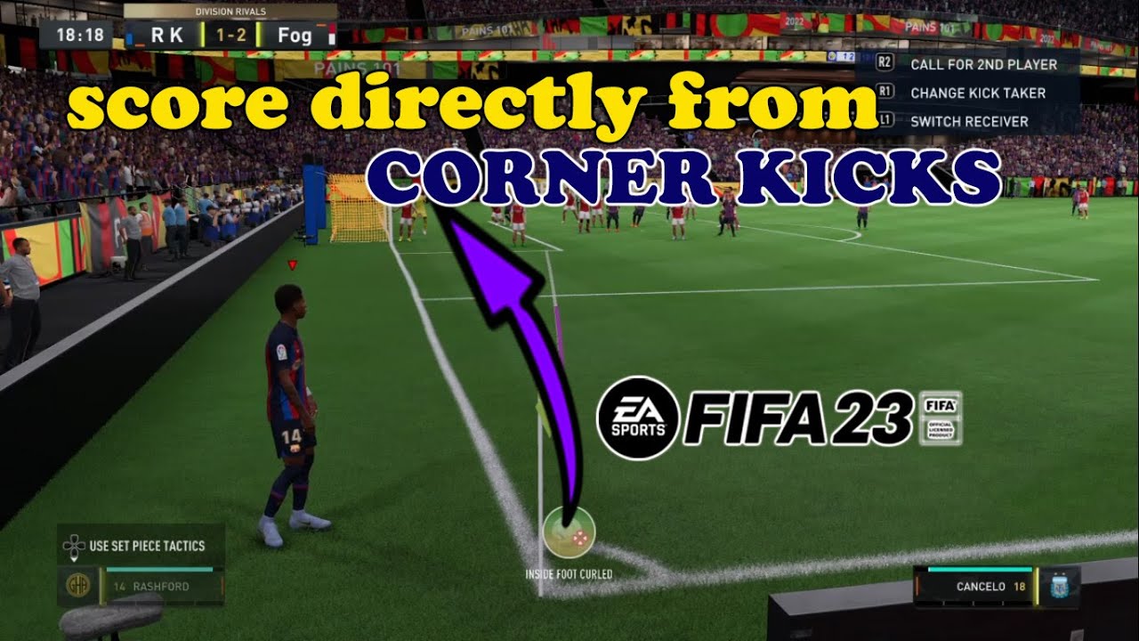 FIFA 23 - SCORE DIRECTLY FROM CORNER KICK - YouTube