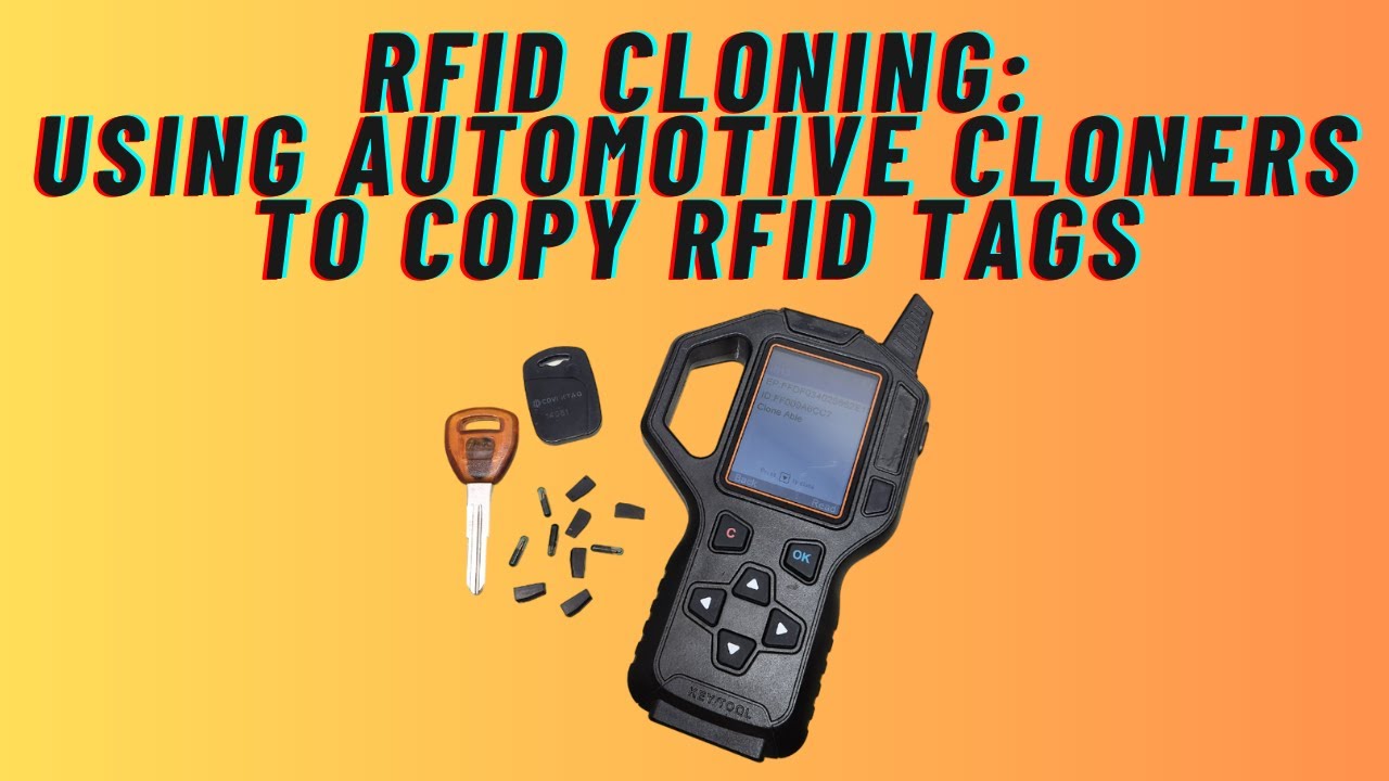 RFID Cloning: Using Automotive Cloners to Copy RFID Tags - YouTube