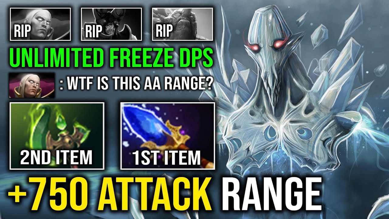 WTF 1st Item Scepter Unlimited Chilling Touch +750 Attack Range Solo ...
