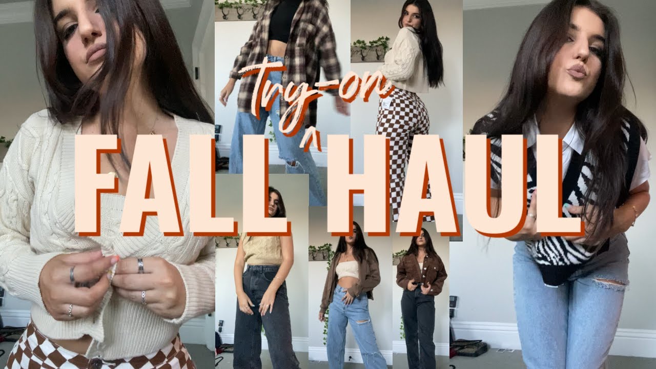 HUGE FALL TRY-ON CLOTHING HAUL ★ 2021 - YouTube