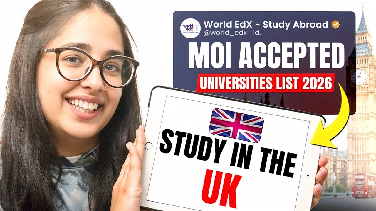 MOI Accepted Universities List in UK 2026 | Study in UK - YouTube