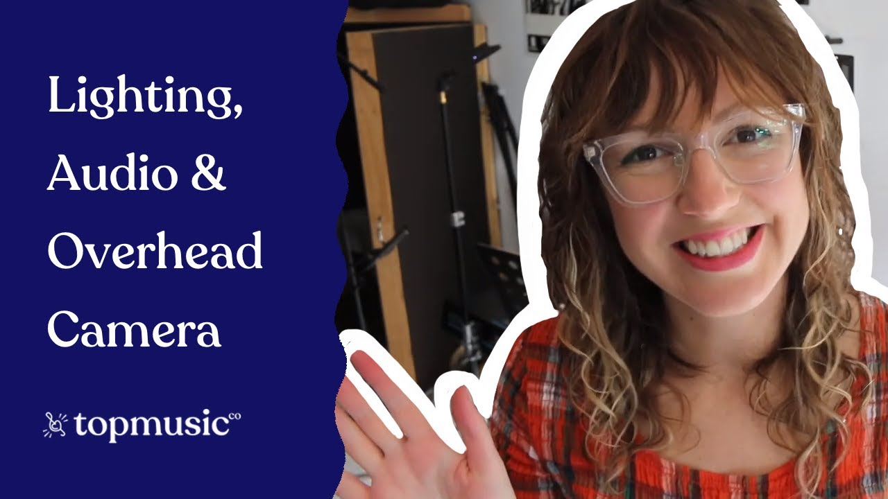 Lighting and Audio Interface for Overhead Piano Shots - YouTube
