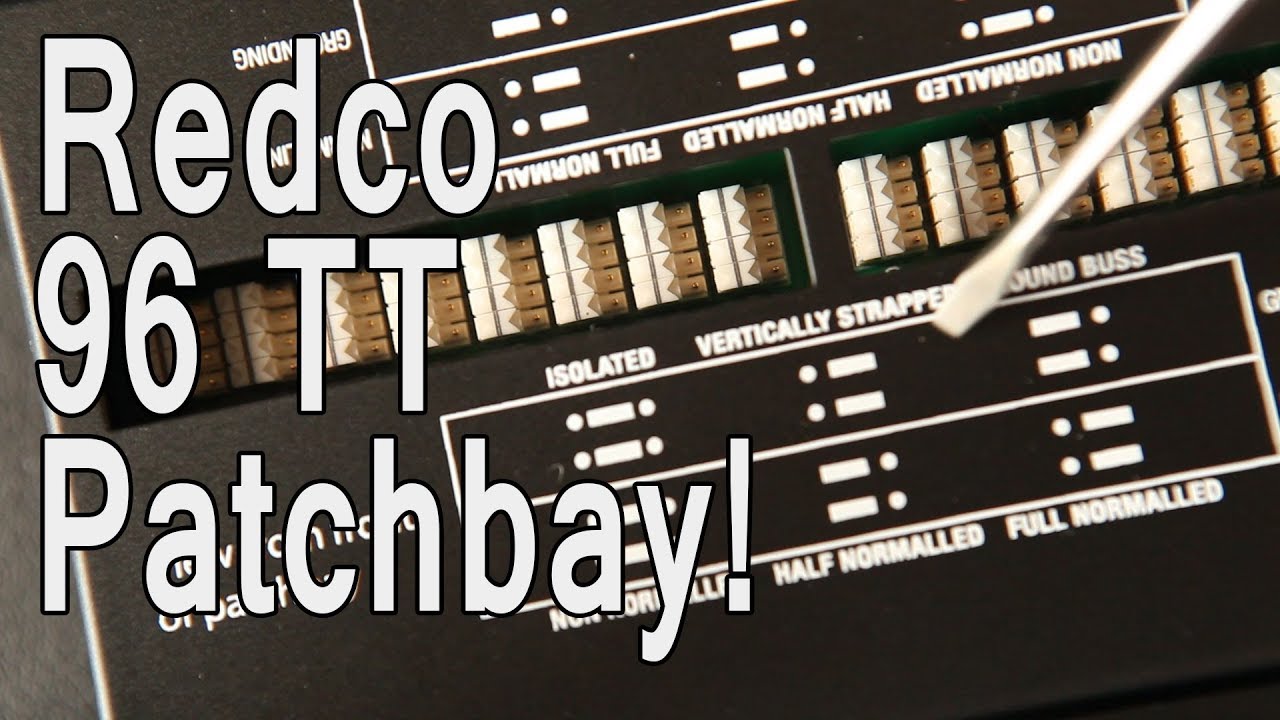 Unboxing Redco 96 point TT Patchbay and normalling switches - YouTube